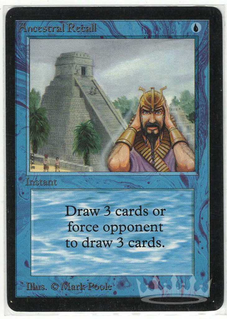 Ancestral Recall (Collector’s Edition Beta Cut) – MTGKingpin