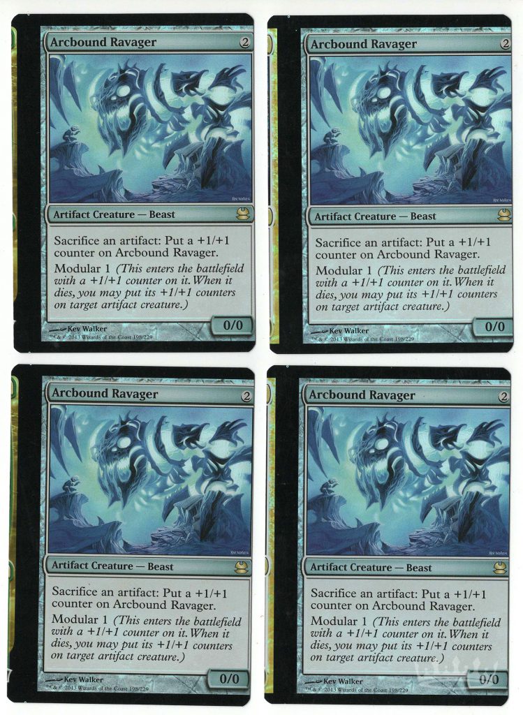 Arcbound Ravager Playset (Foil NFC Miscut) – MTGKingpin