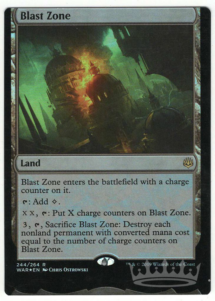 Blast Zone (Foil NFC Miscut) – MTGKingpin