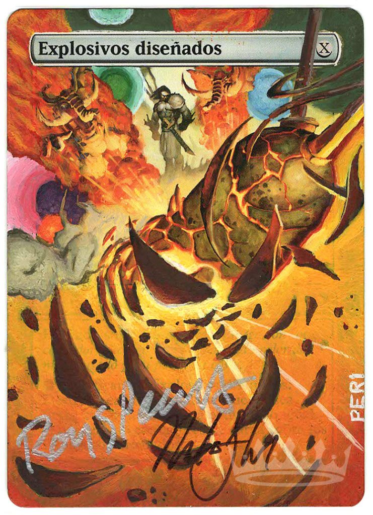 Engineered Explosives (altered, double signed) – MTGKingpin