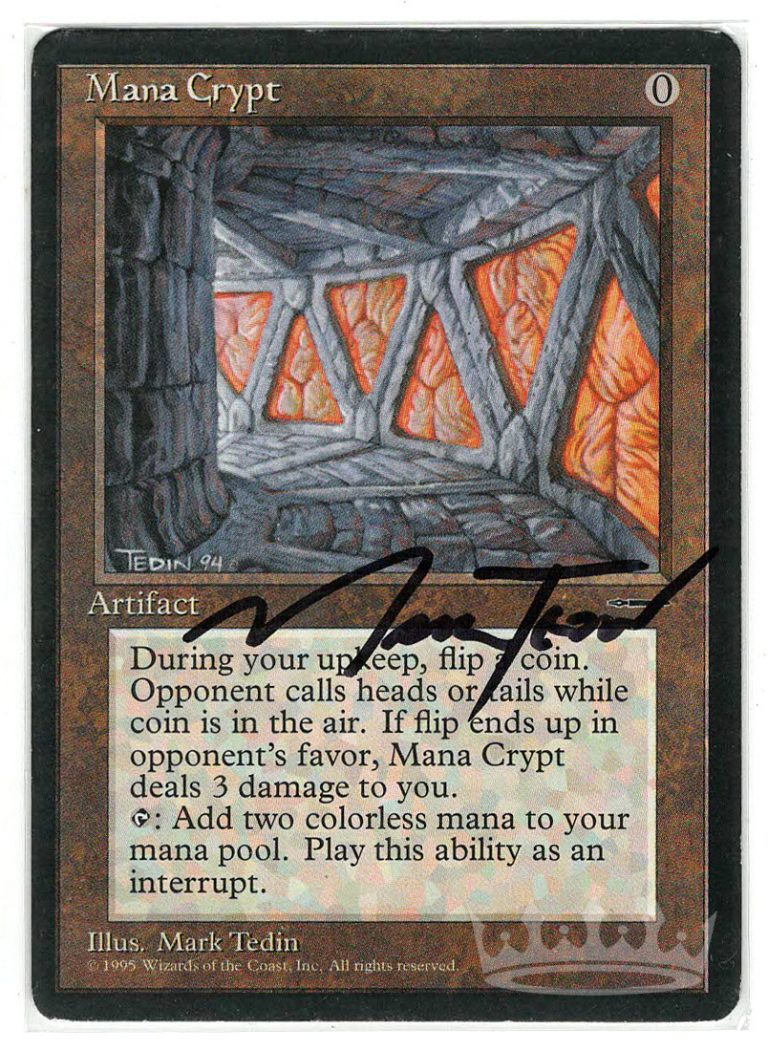 Mana Crypt (Book Promo, signed) – MTGKingpin