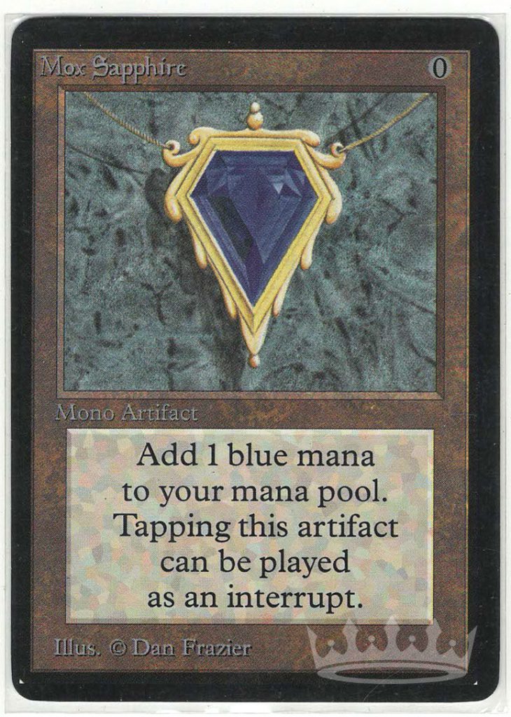 Mox Sapphire (Collector’s Edition Beta Cut) – MTGKingpin